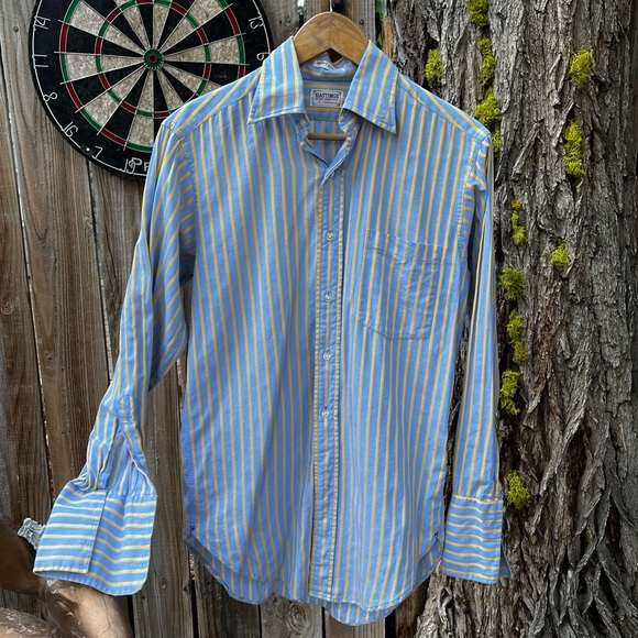 Vintage | Shirts | Vintage Hathaway Mens Buttondown Shirt With French ...